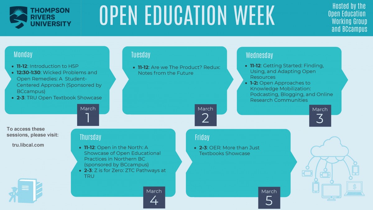 Open Education Week Virtual Sessions – Library News